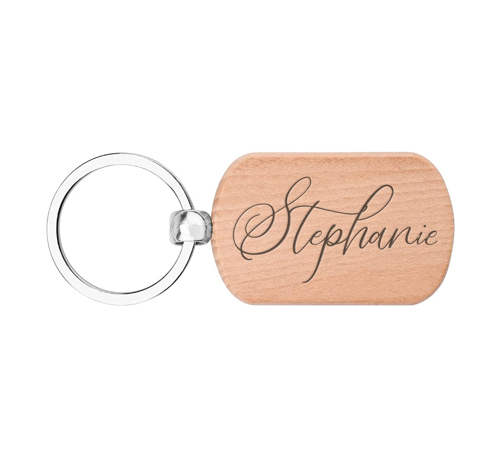 Personalised Signature Key Ring — cambridgeworkshop